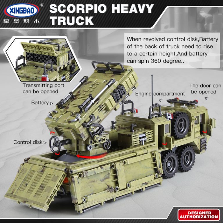 XINGBAO Across The Battlefield：Scorpio Heavy Truck XB-06014 - LEPIN ...