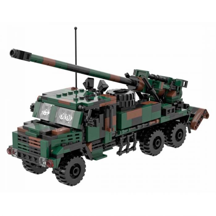 MILITARY MOC-89792 CAESAR Self-Propelled Howitzer MOCBRICKLAND - LEPIN ...