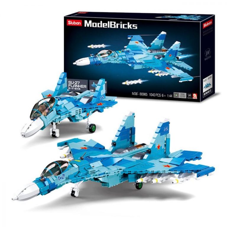 MILITARY Sluban M38-B0985 Su-27 Heavy Fighter - LEPIN™ Land Shop
