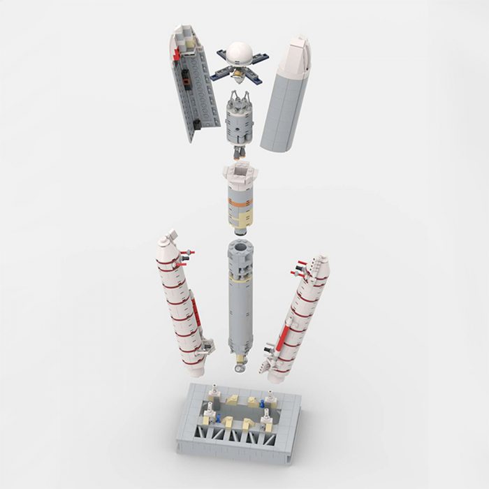 Space MOC-94616 SpaceX Starship and Super Heavy [Saturn V scale ...